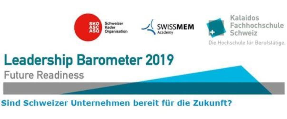 Leadership Barometer 2019 – Alle auf Kurs? | Kalaidos FH