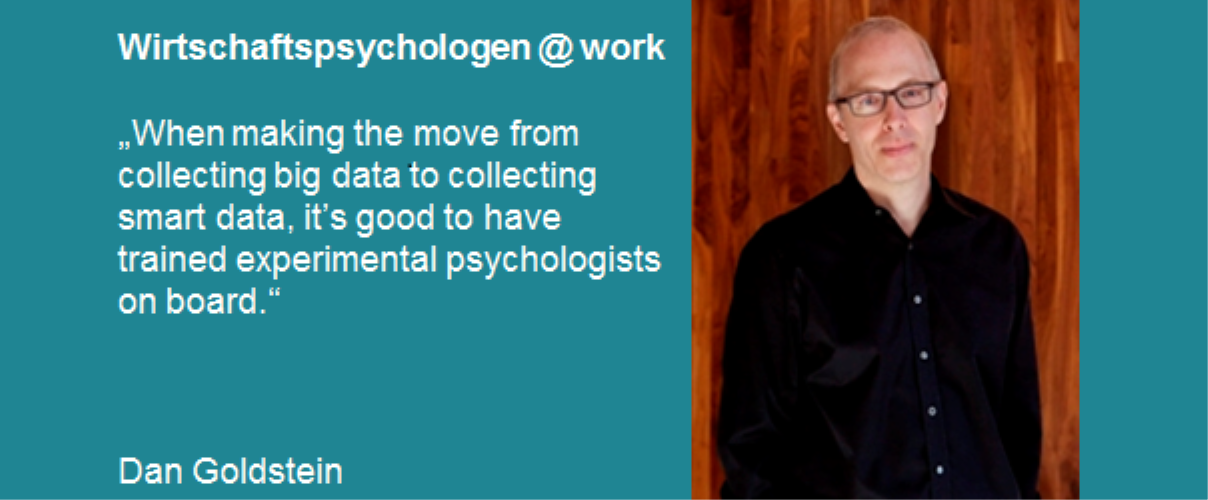 Dan Goldstein: „Smart Data statt Big Data“ | Kalaidos FH
